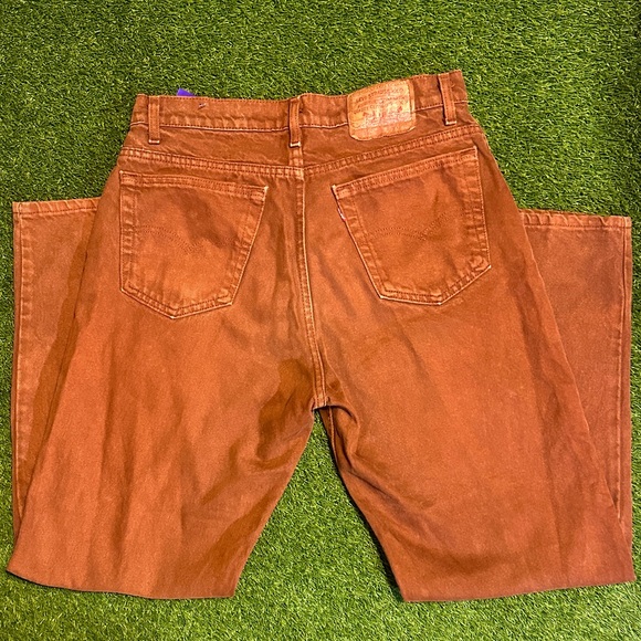 Levi's | Jeans | Rare Mens Vintage Levis 569 Rust Colored Denim Jeans ...
